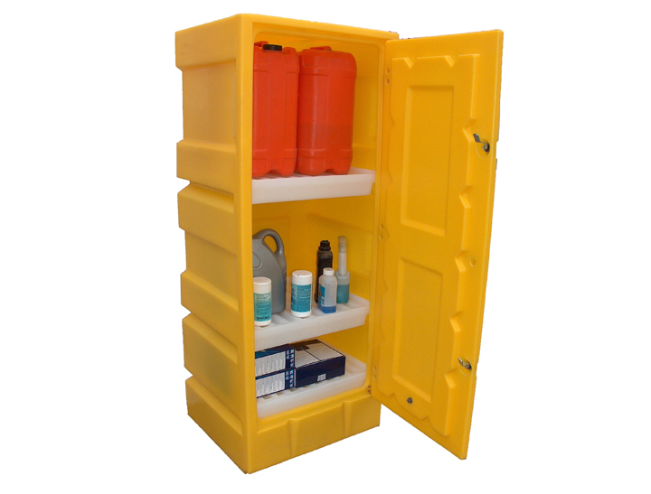 ebuy - Craig International - Bunded Cupboard PE 3 Shelf 65cm x 57cm x 165cm