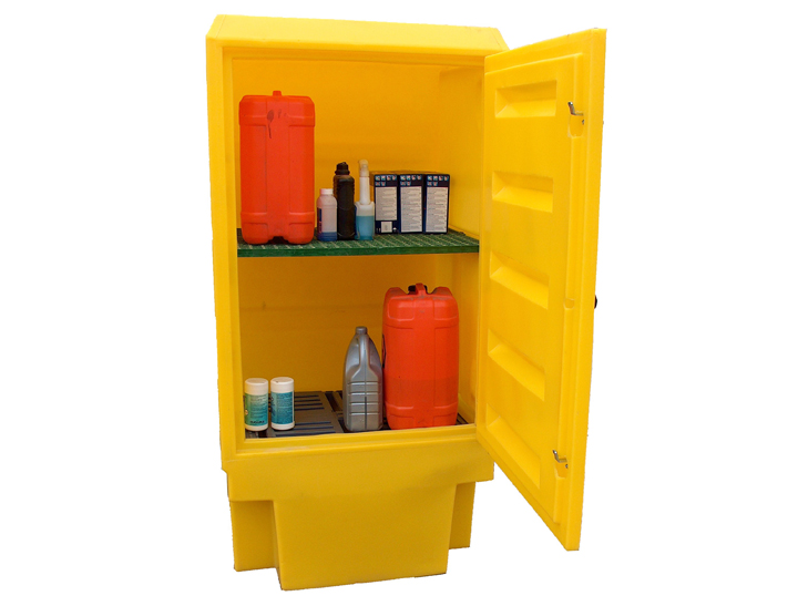 ebuy - Craig International - Bunded Cupboard PE 1 Shelf 92cm x 72cm x 184cm