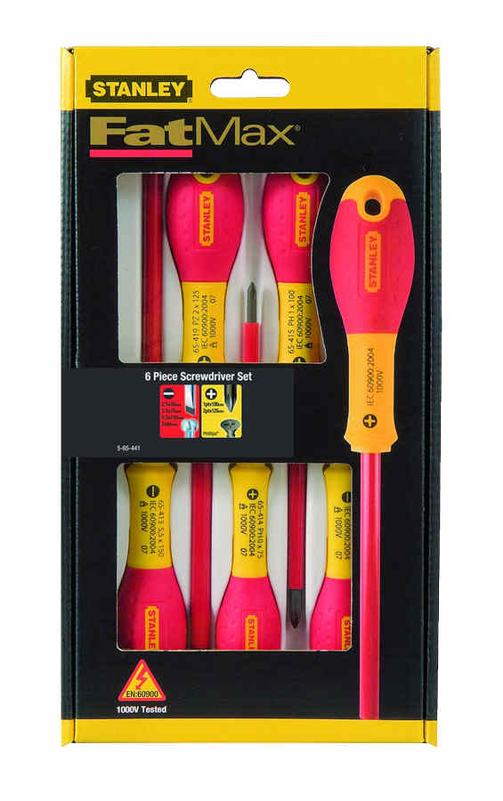 ebuy - Craig International - Stanley Fatmax Insulated Screwdriver Set 10pc VDE