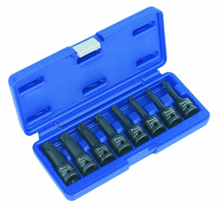 ebuy - Craig International - 12" Drive Impact Socket Torx Bit Set 8pc ...