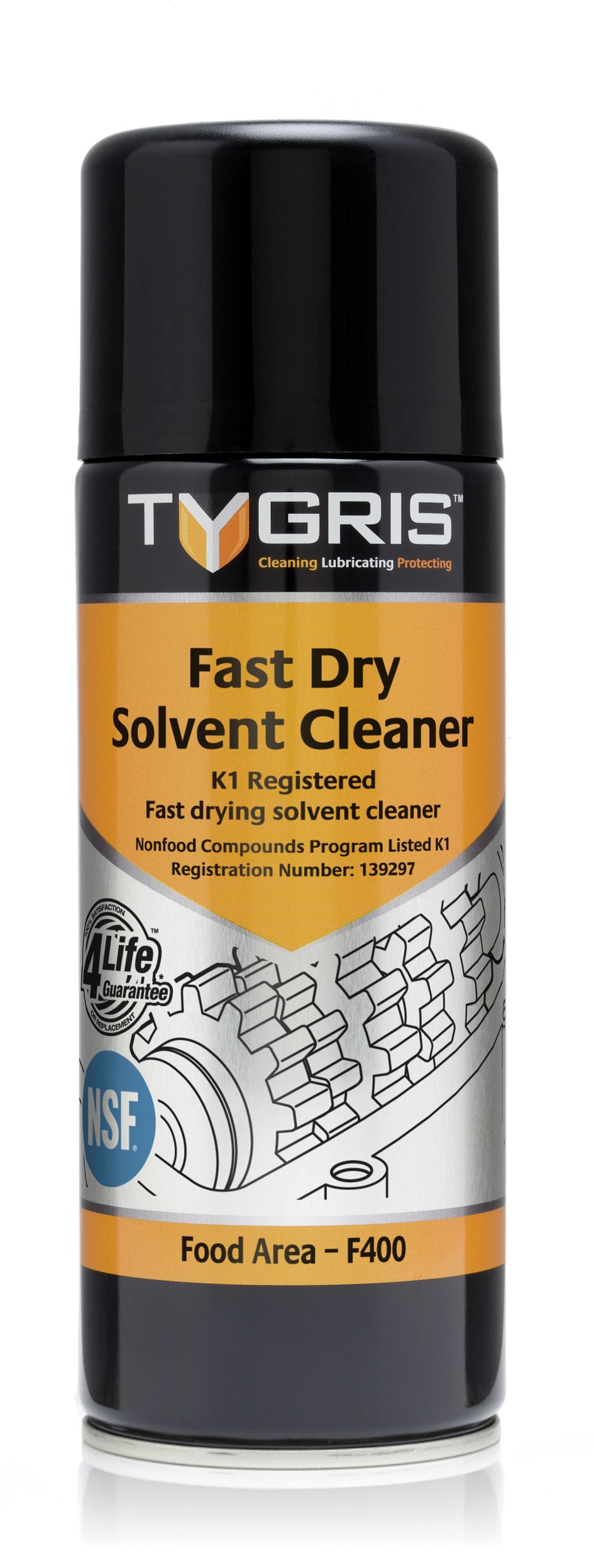 ebuy - Craig International - Tygris Fast Dry Solvent Cleaner, Removes ...