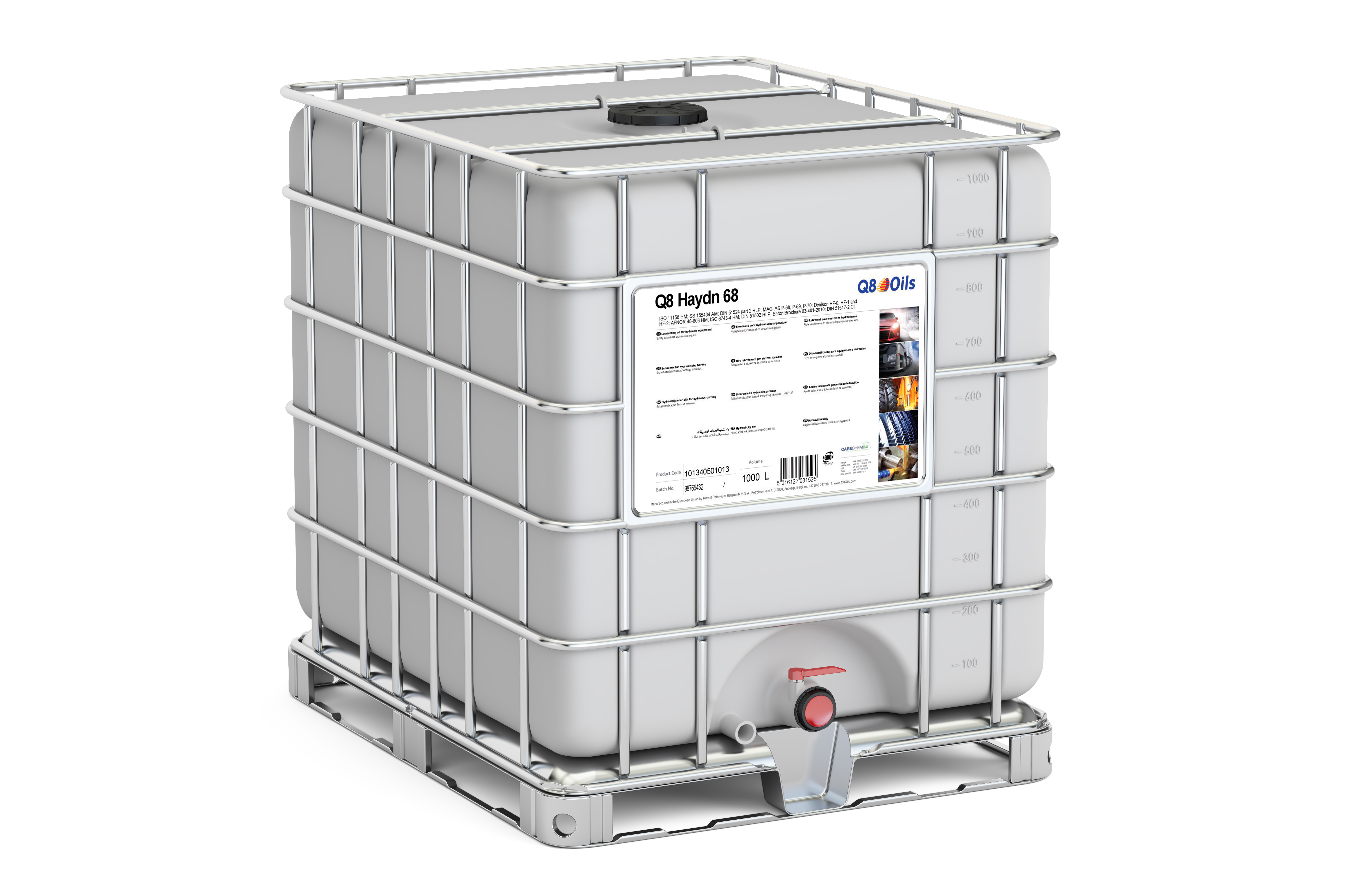 ebuy - Craig International - Hydraulic Oil Haydn 68 1000Ltr IBC D/Off Q8