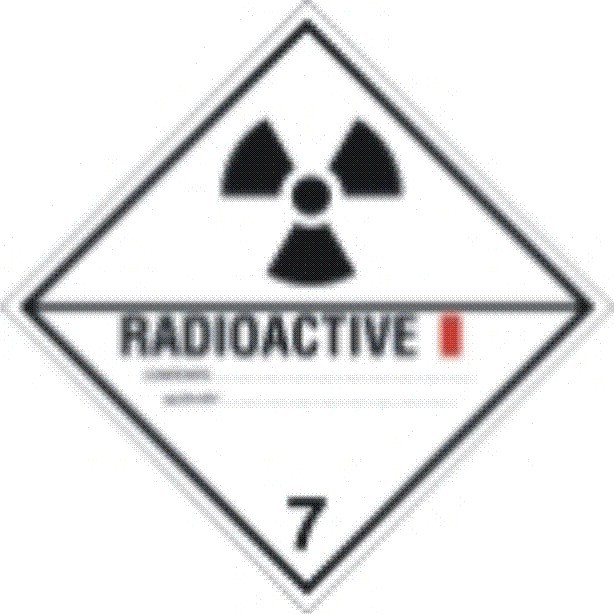 Craig International - Class 7 - Radioactive I Hazard Label Self ...