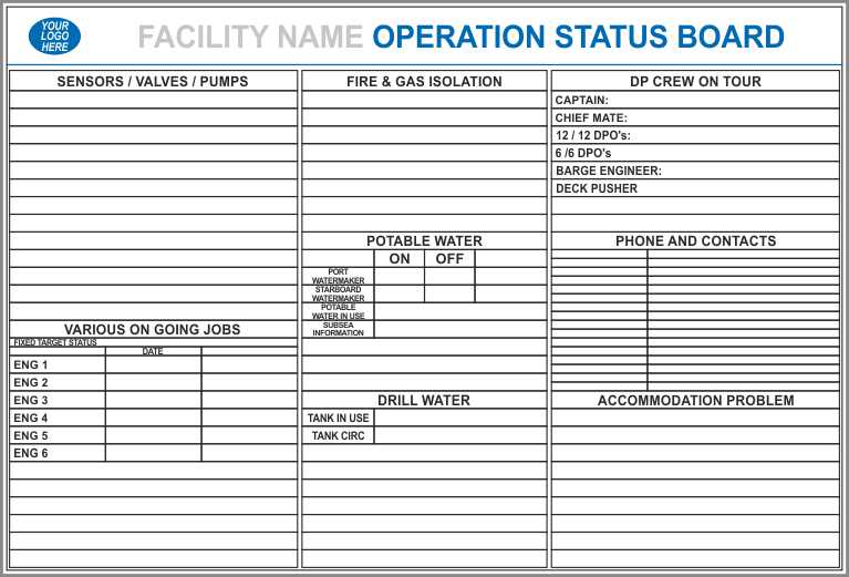 ebuy - Craig International - Operations Status Board SP-4472