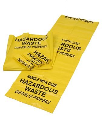 Craig International Supplies - Bags Hazardous Waste - Yellow 825 x ...